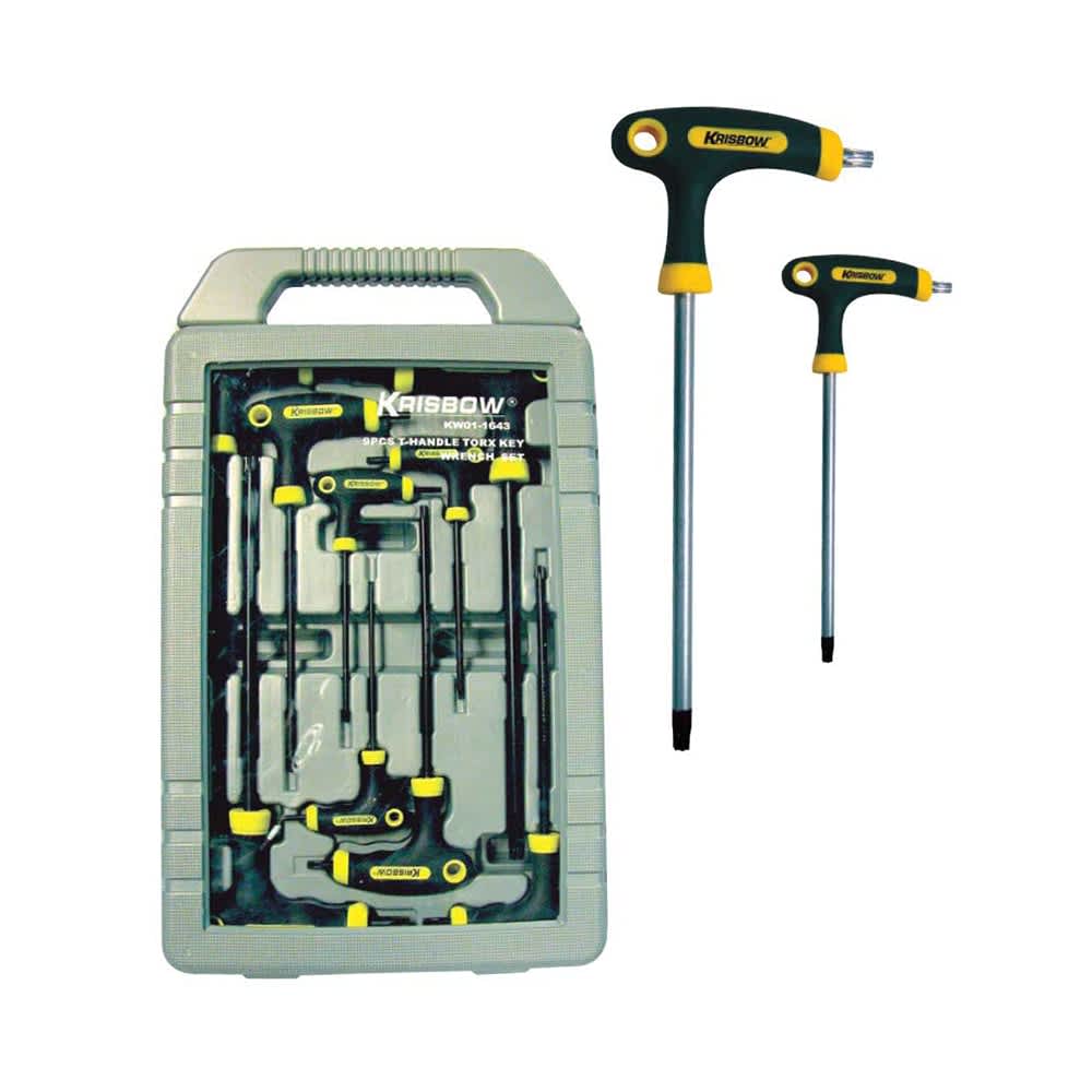 Jual Krisbow Set Kunci L Tipe T Torx T 10 T 50 9 Pcs Terbaru | Ruparupa