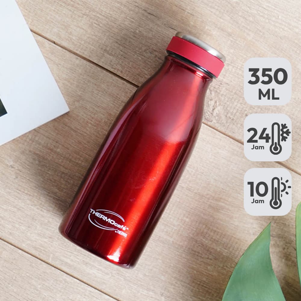 Jual Thermos 350 Ml Thermocafe Botol Vacuum Flask Merah Terbaru | Ruparupa