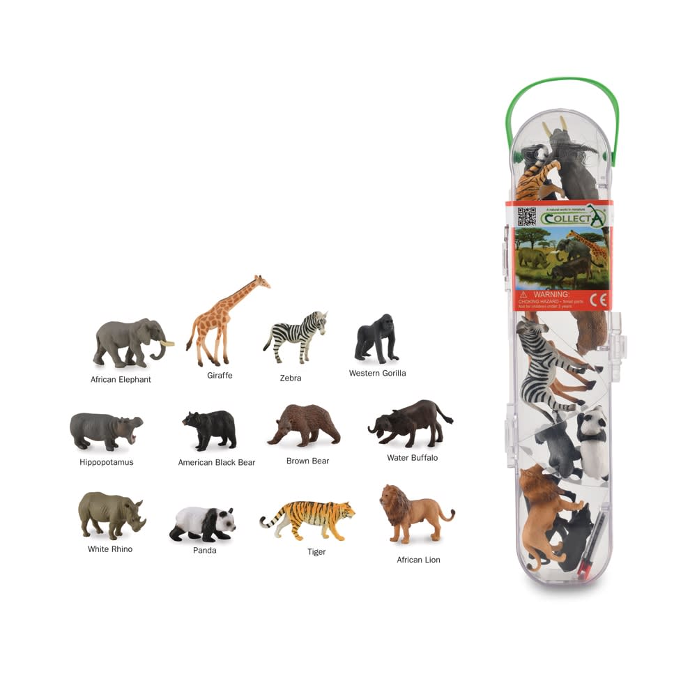 Jual Collecta Miniatur Box Of Mini Wild Animals