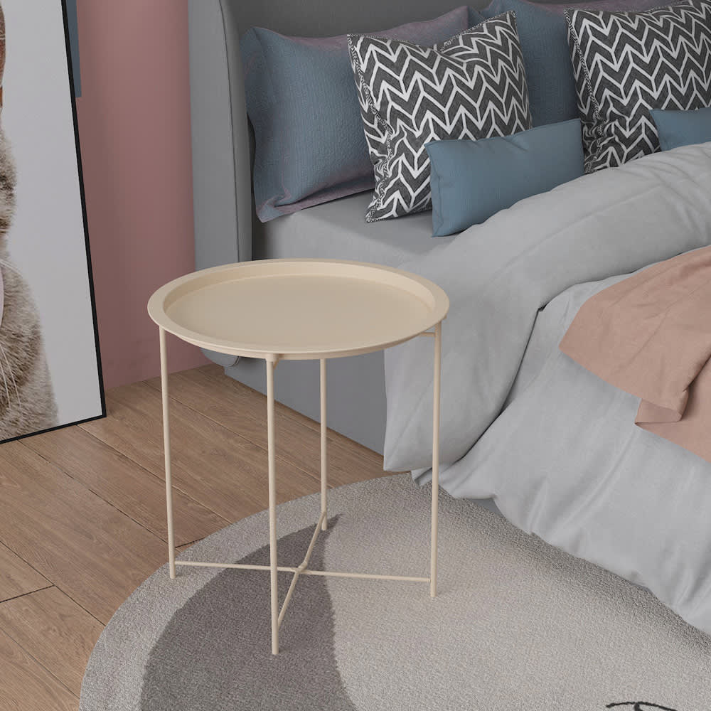 Jual Selma Shawn Meja Sisi Krem Terbaru | Ruparupa