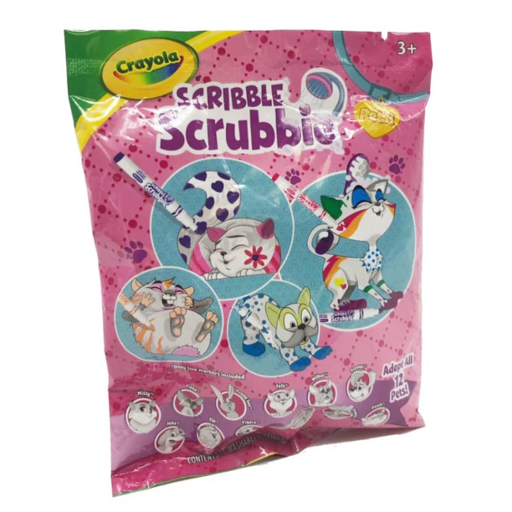 Jual Crayola Set Mainan Scribble Scrubbie Pet Asia Pdq 747300 Terbaru ...