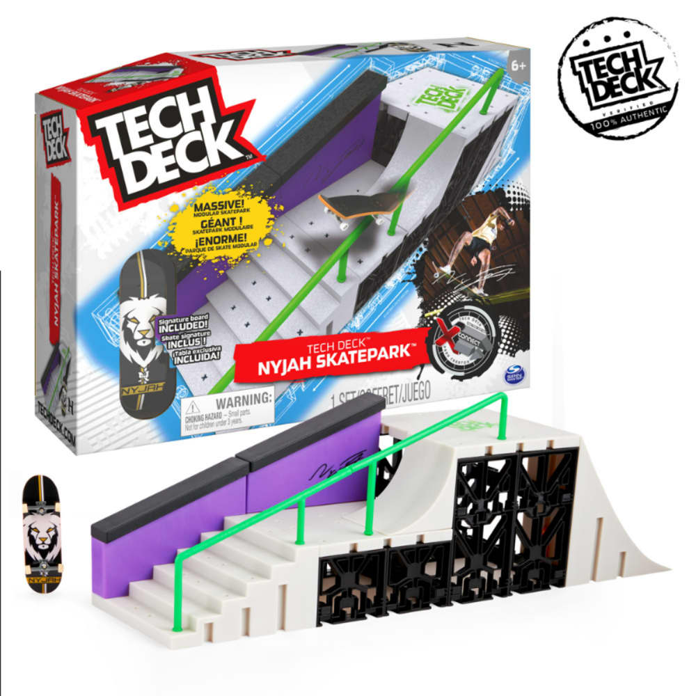 Jual Mainan Finger Board Techdeck Set Nyjah Houston Skate Park 13894 ...