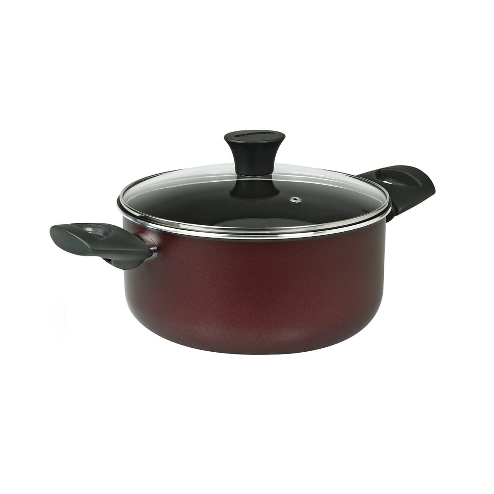 Jual Flonal 20 Cm Milano Panci Dutch Oven Dengan Tutup Merah Maroon ...