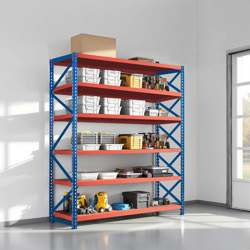 Jual Krisbow Rak Besi 6 Tingkat Industrial Grade Oranye Terbaru | Ruparupa