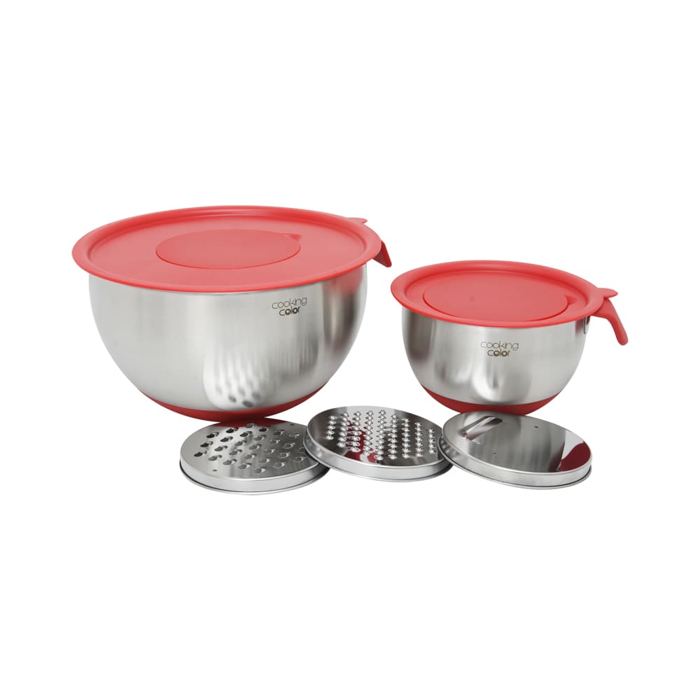 Jual Cooking Color Set 2 Pcs Lewis Mangkuk Dengan Parutan Terbaik | Informa