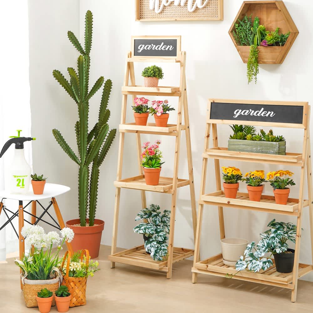 Jual Informa Rak Tanaman 4 Tingkat 134 Cm Cokelat Terbaru | Ruparupa