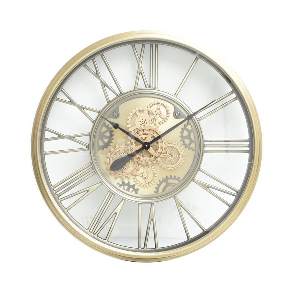 Jual Informa 86 Cm Jam Dinding Gear Bronze Terbaru | Ruparupa