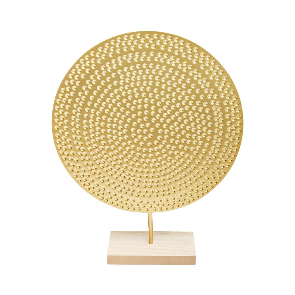 Jual Informa 32 5 X 10 X 43 5 Cm Hiasan Miniatur Round 02 Gold Terbaik ...