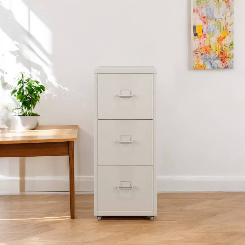 Jual Informa Nord Filing Cabinet Metal 3 Tingkat Krem Terbaru | Ruparupa