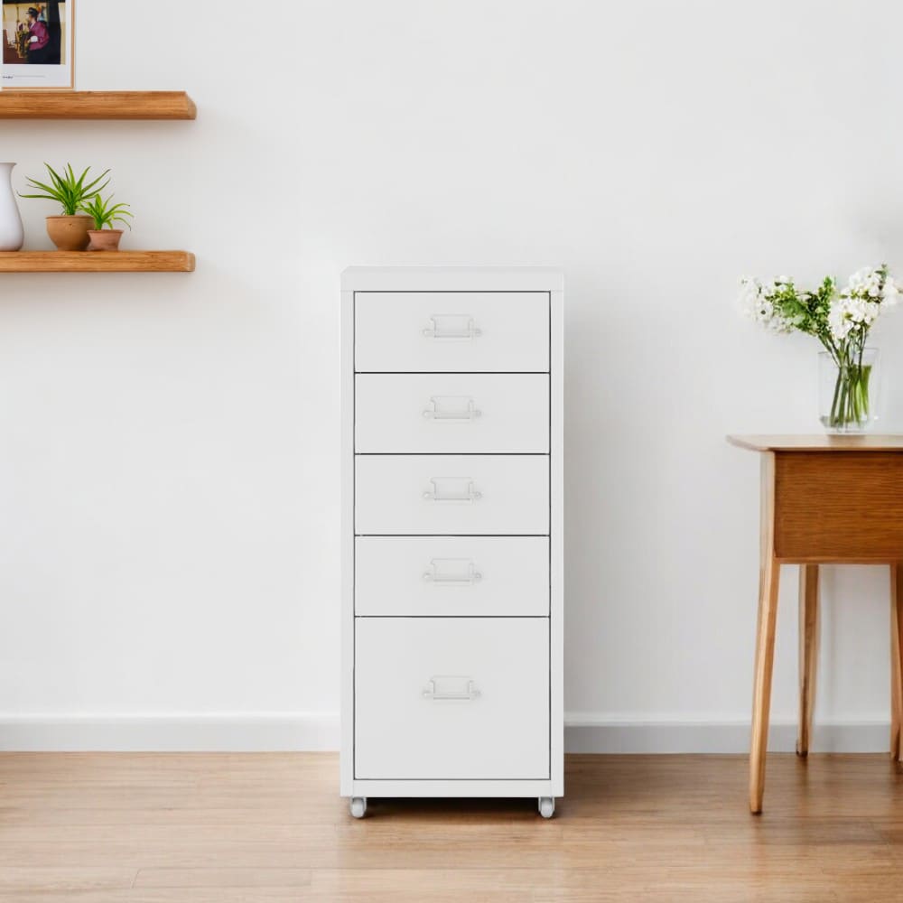 Jual Informa Nord Filing Cabinet Metal 5 Tingkat Putih Terbaik | Informa