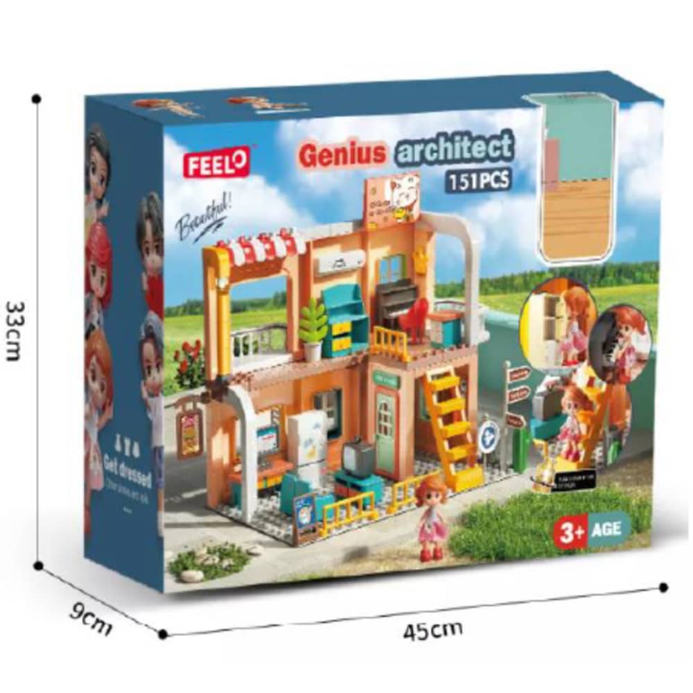 Jual Bricks Kingdom Building Granule Villa Block 151 Pcs Terbaru | Ruparupa