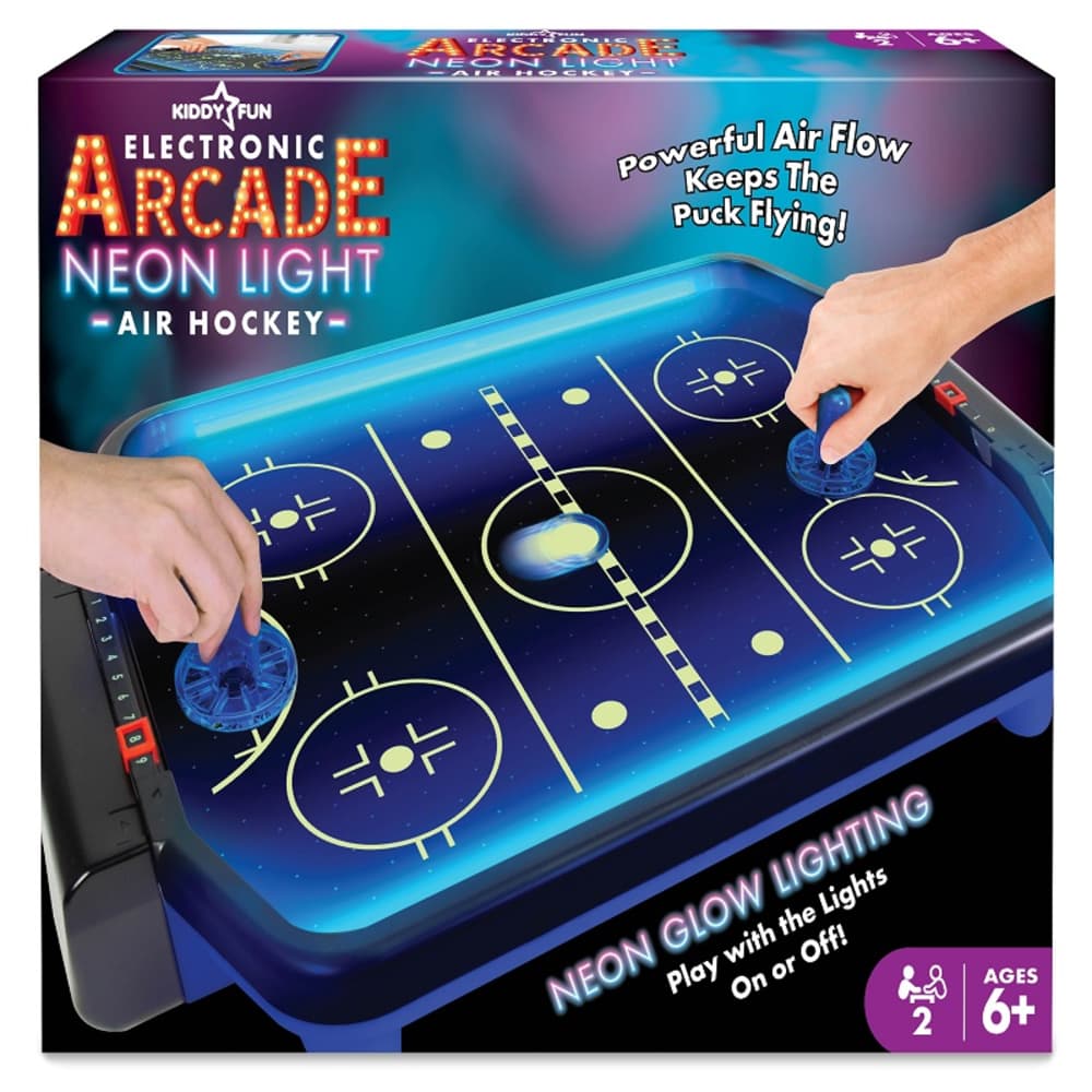 Jual Kiddy Fun Electronic Arcade Air Hockey Neon Terbaru | Ruparupa