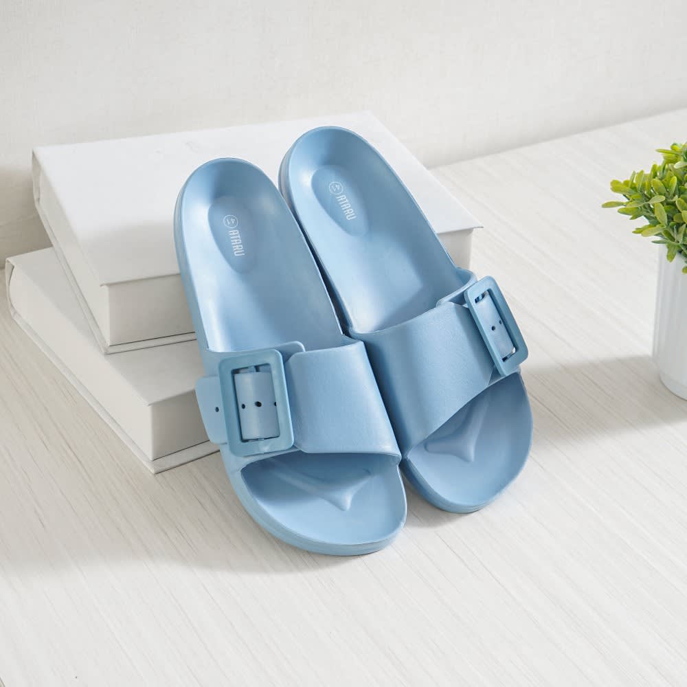 Jual Ataru Ukuran 42 Sandal Big Buckle Biru Terbaru | Ruparupa