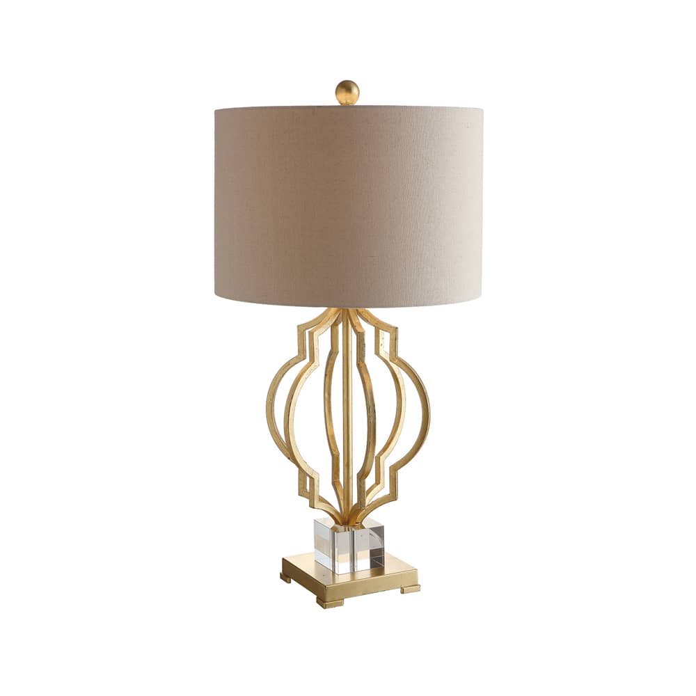 Jual Home Galleria Carcia Lampu Meja Metal Gold Terbaik | Informa