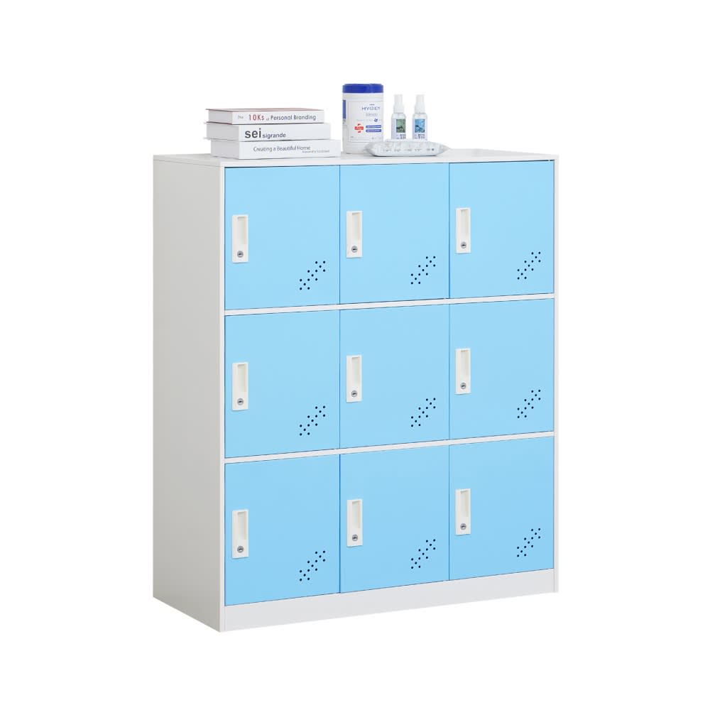 Jual Informa Kiev Loker 9 Pintu Putih Biru Terbaik | Informa