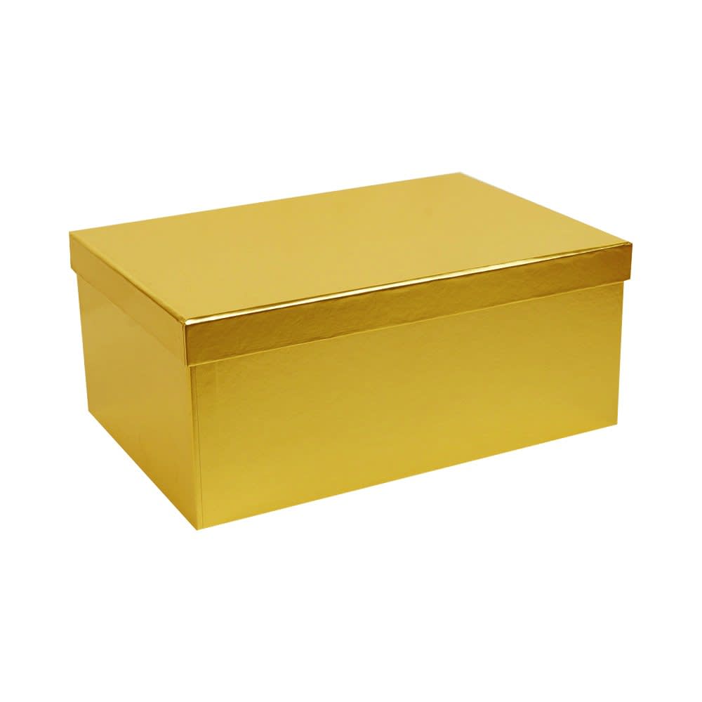 Jual Informa 33 5 X 22 5 X 14 Cm Deco Kotak Kado Gold Terbaik | Informa