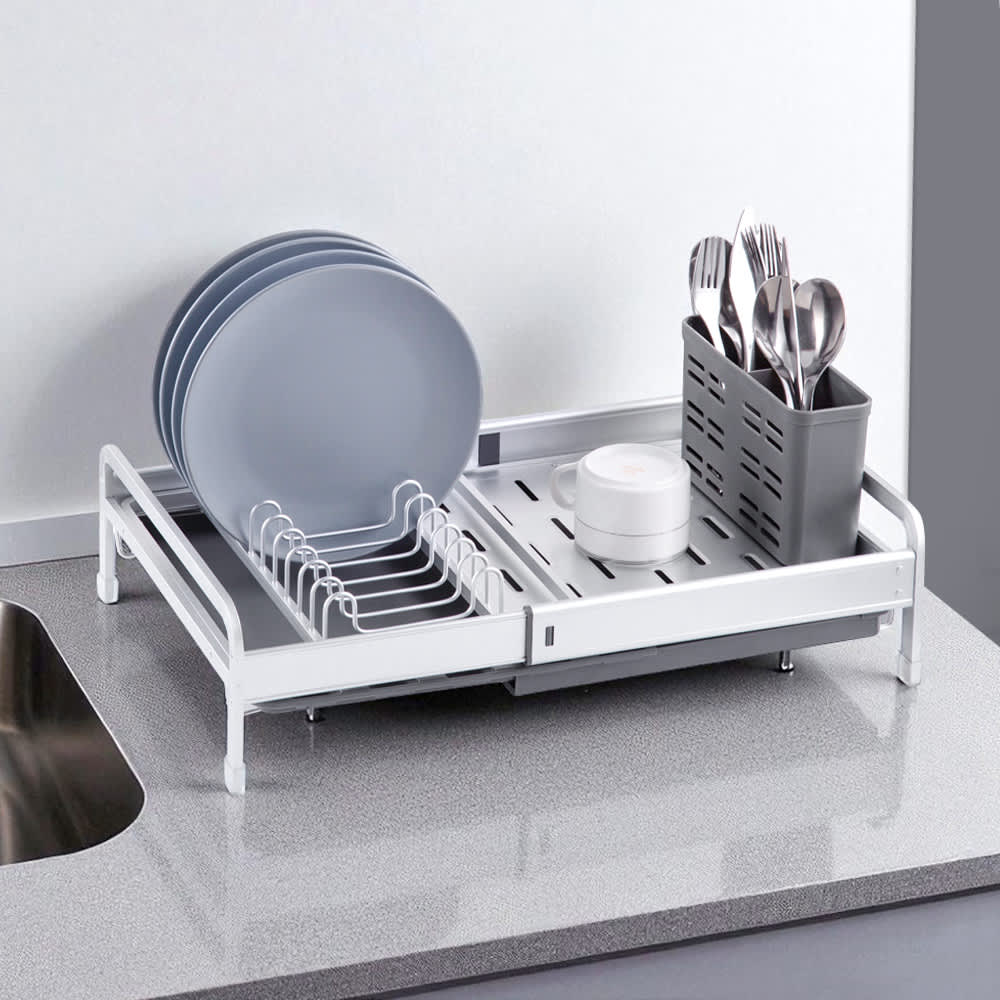 Jual Masterspace Rak Piring Expandable Aluminium Silver Terbaru | Ruparupa