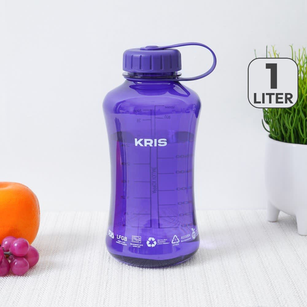 Jual Kris 1 Ltr Botol Minum Tritan Slim Ungu Terbaru | Ruparupa