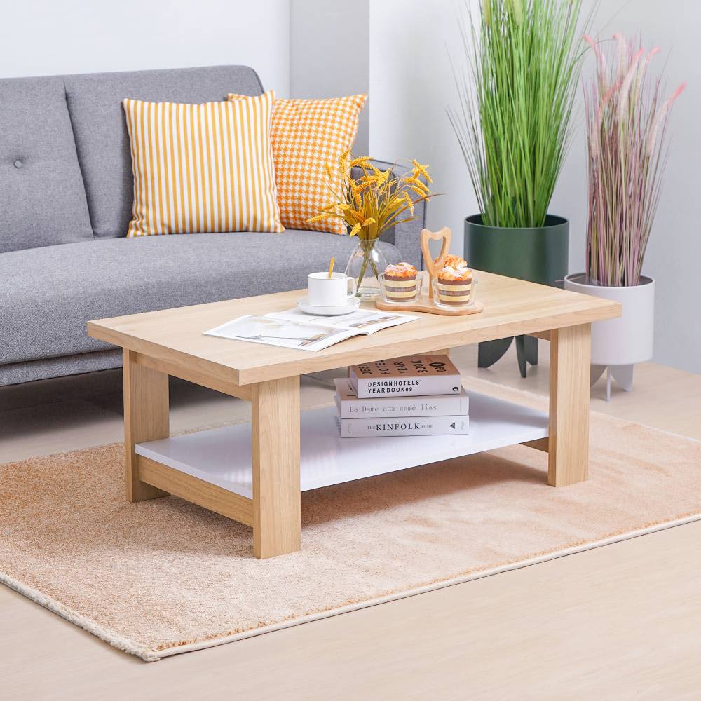 Jual Informa Dianatoo Meja Tamu Euro Putih Oak Terbaru | Ruparupa