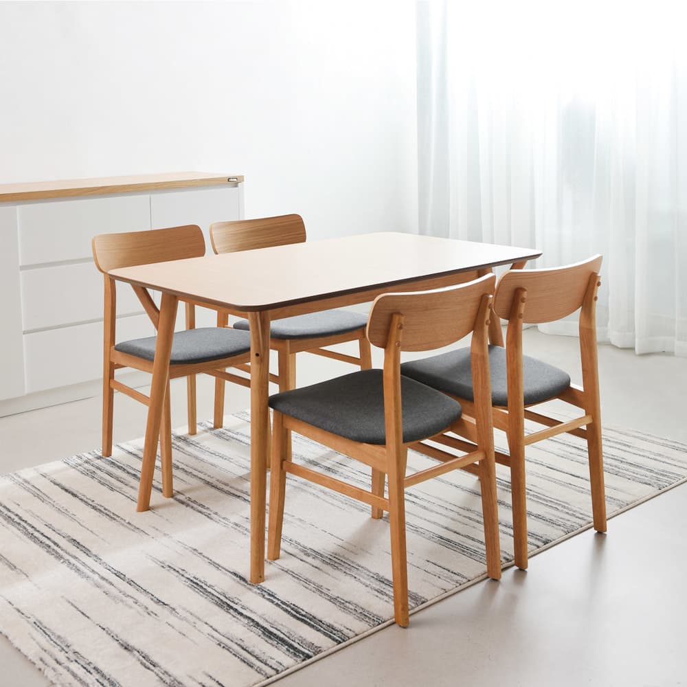 Jual Informa 150 190 X 75 X 75 Cm Mora Meja Makan Cokelat Oak Terbaru ...