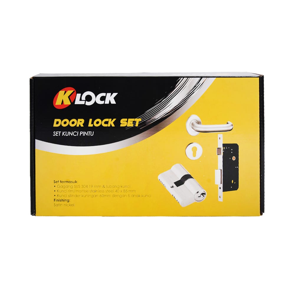 Jual K Lock Set Handle Pintu Satin Terbaru | Ruparupa