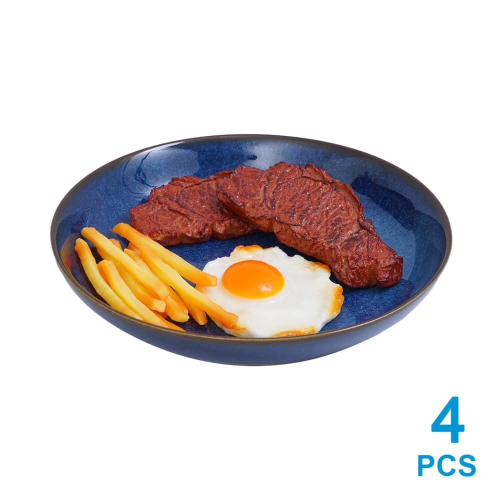 Jual Appetite 26 Cm Set 4 Pcs Chad Piring Makan Biru Terbaik | Informa