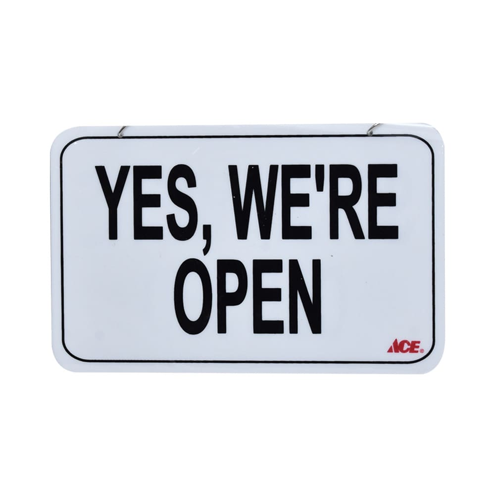 Jual Kris 10 X 16 Cm Sign Label Akrilik Yes Open Sorry Close Terbaru ...