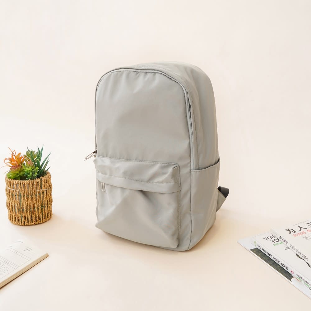 Jual Ataru Tas Ransel Simple Abu Abu Terbaru | Ruparupa