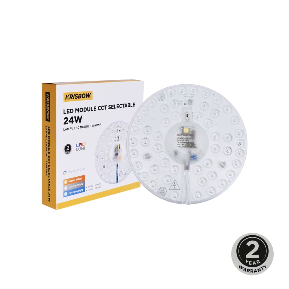 Jual Krisbow Lampu Led Module 24 Watt Cct Selectable Round Terbaru ...