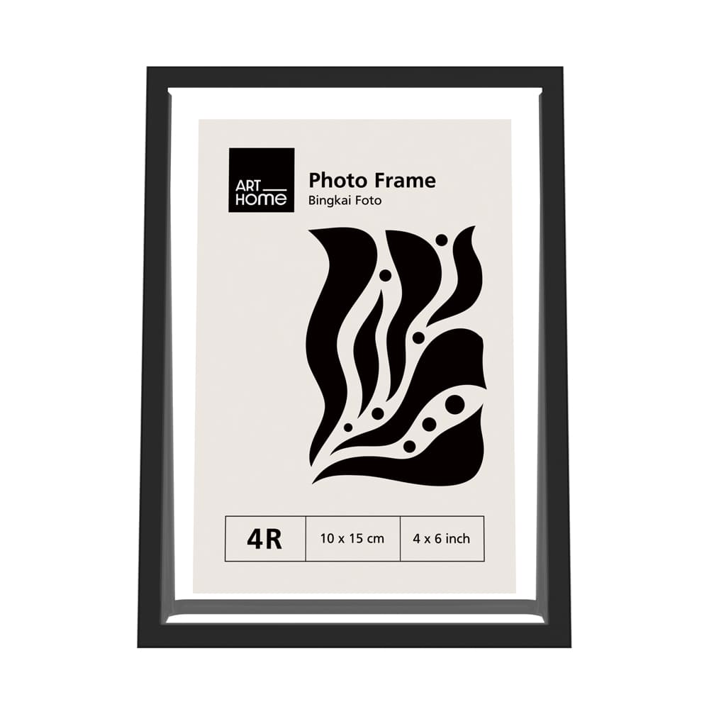 Jual Arthome 4 R Bingkai Foto Meja Metal Qt 049 Hitam Terbaru | Ruparupa