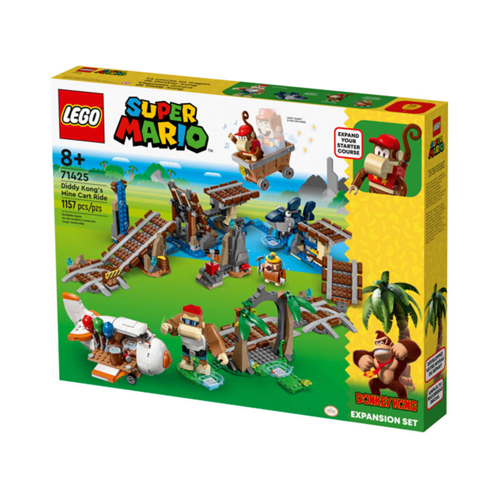 Jual Lego Super Mario Diddy Kongs Mine Cart Ride Expansion 71425 ...