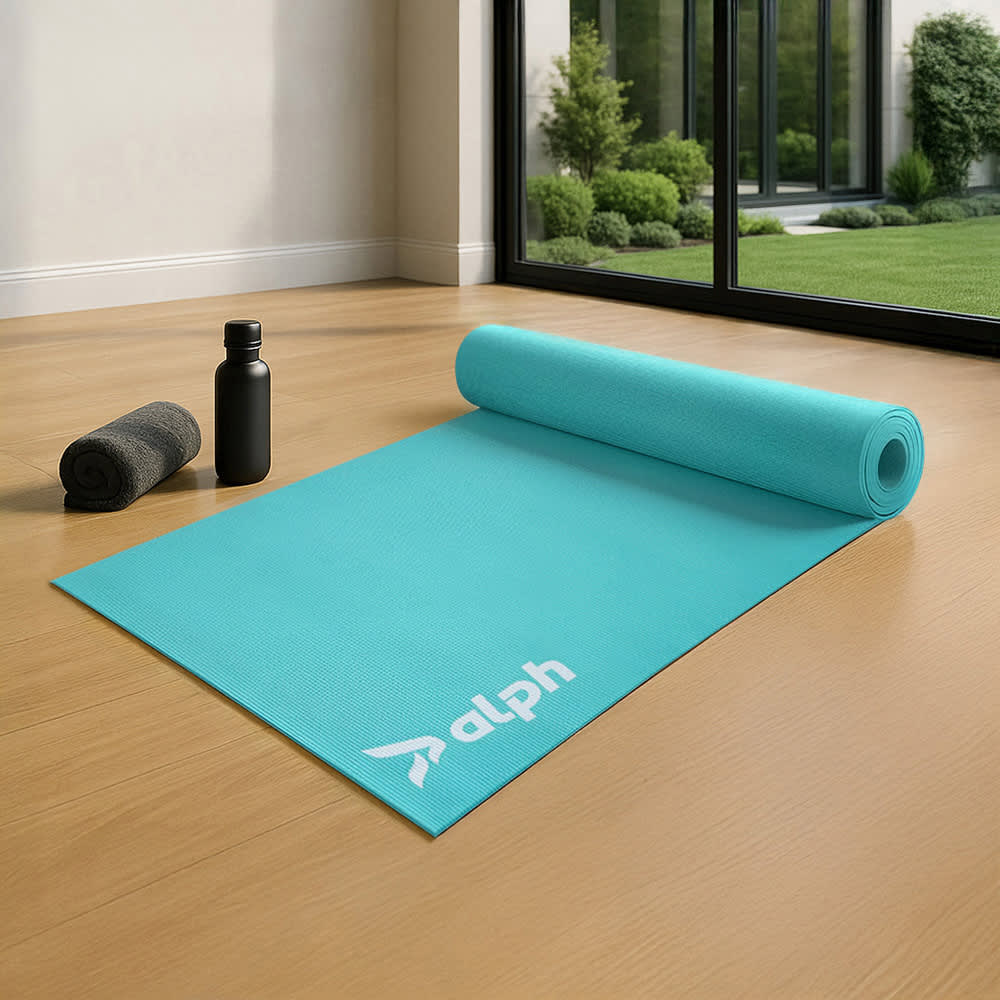 Jual Alph 4 Mm Matras Yoga Pvc Hijau Tosca Terbaru | Ruparupa