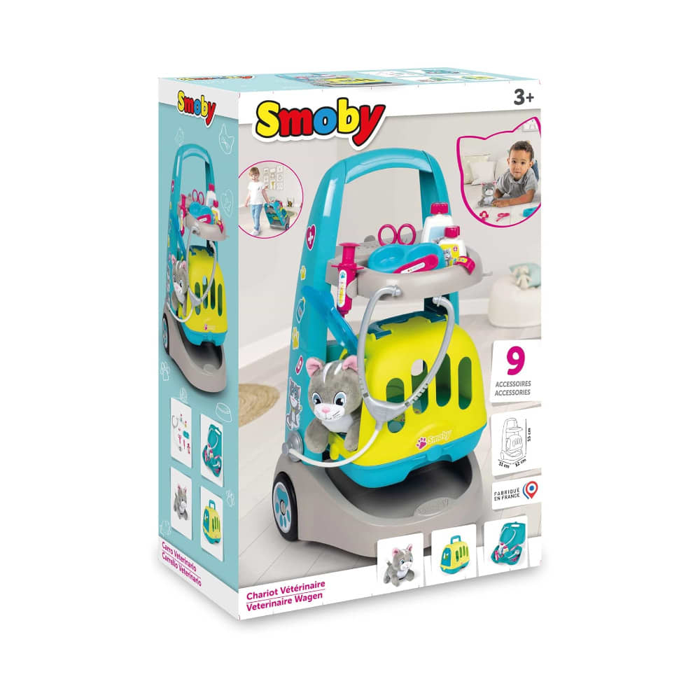 Jual Smoby Playset Veterinary Trolley 7 340402 Terbaru | Ruparupa