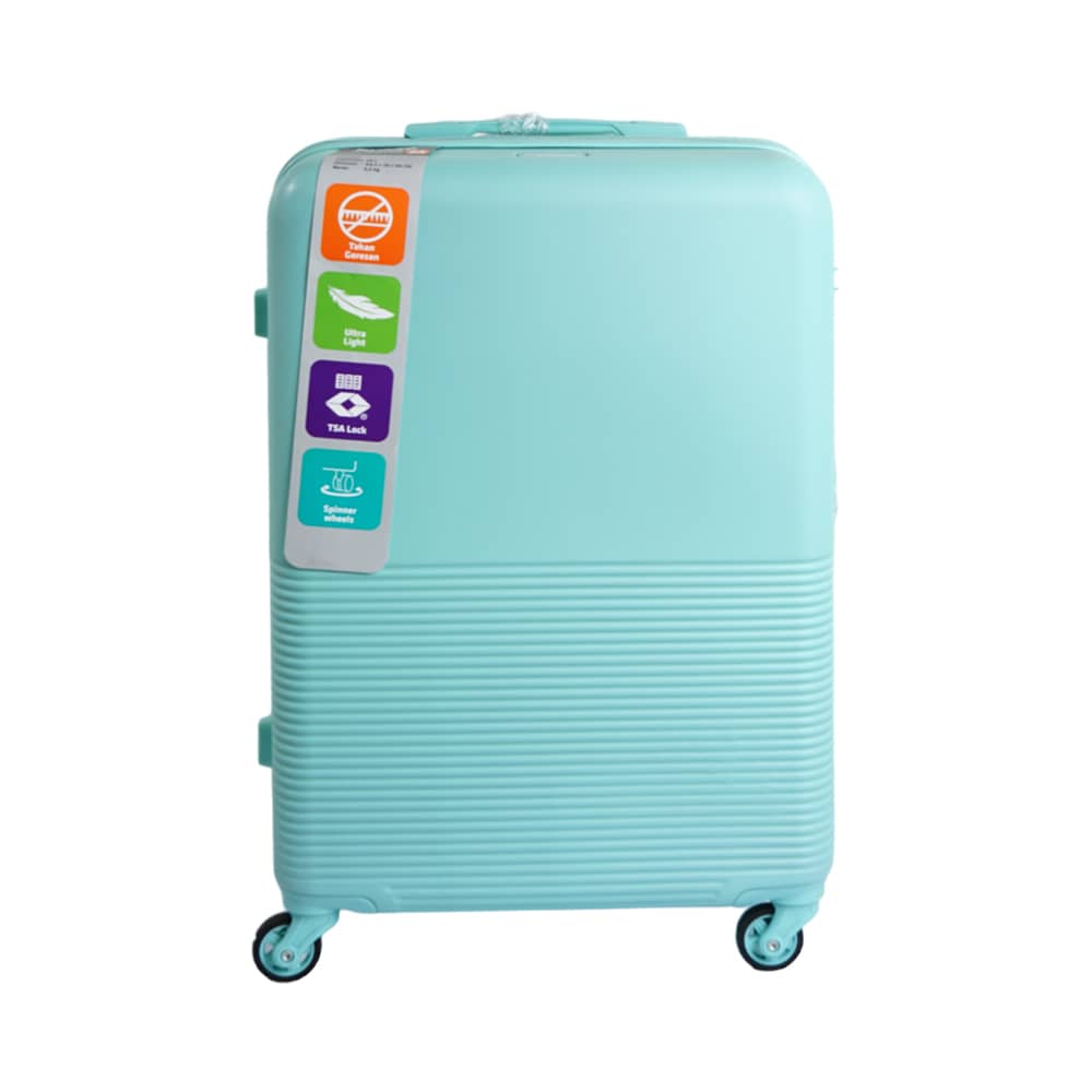Jual Supercase 24 Inci Marshmallow Koper Abs Tsa Lock Hijau Mint ...
