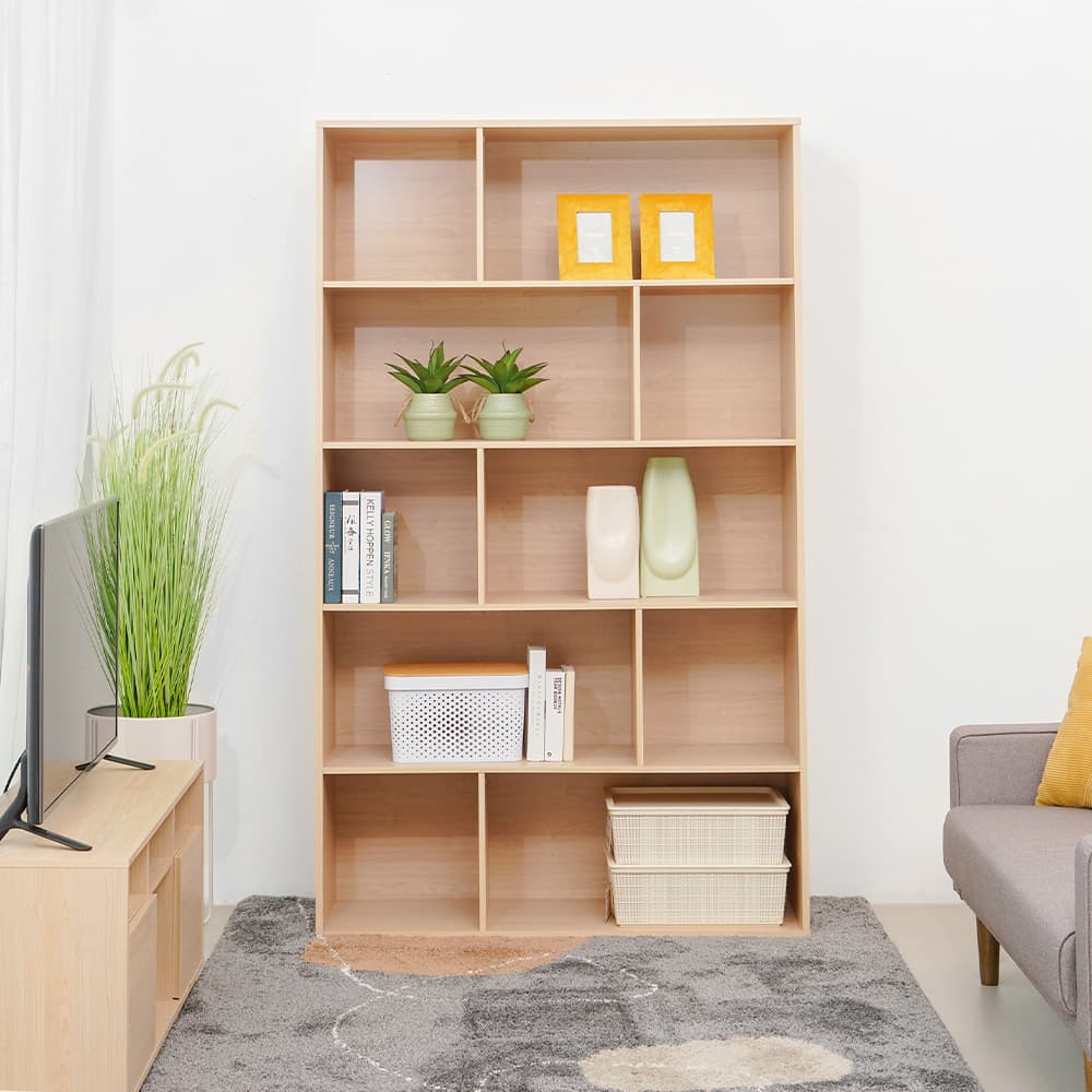 Jual Informa Rana Rak Buku 10 Kompartemen Cokelat Maple Terbaik | Informa