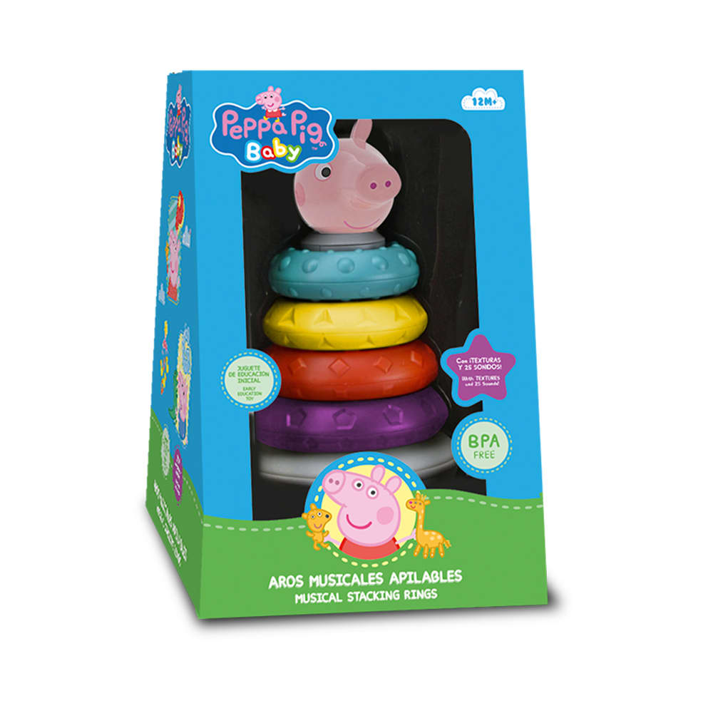 Jual Peppa Pig Stacking Rings 17088 Terbaru | Ruparupa