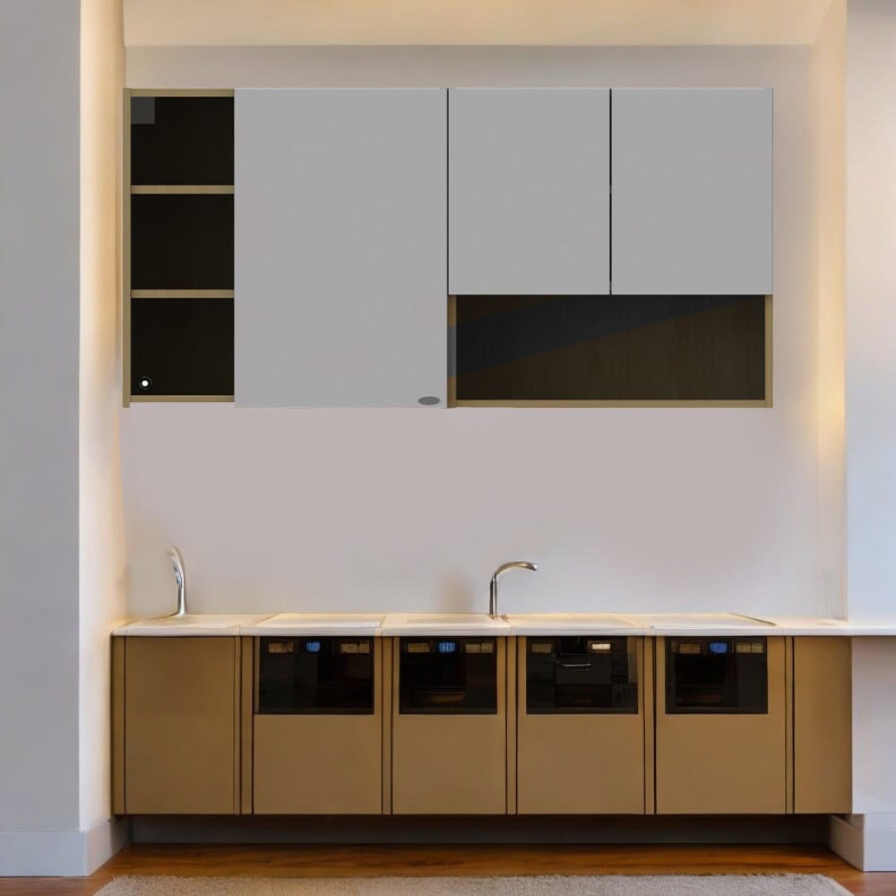 Jual Informa 120 Cm Ivy Ii Kabinet Dinding Dapur Putih Cokelat Oak ...