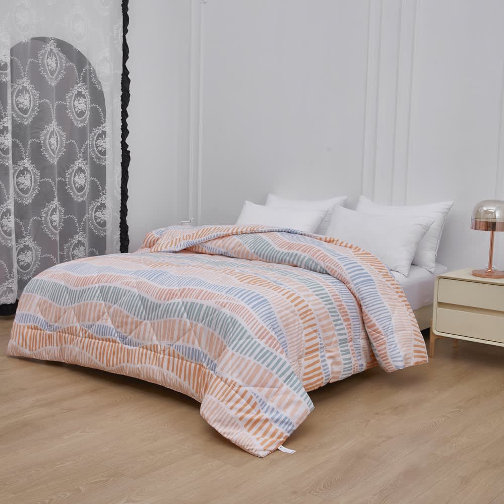 Jual Informa 210 X 210 Cm Bed Cover Microfiber Vale Peach Terbaik | Informa