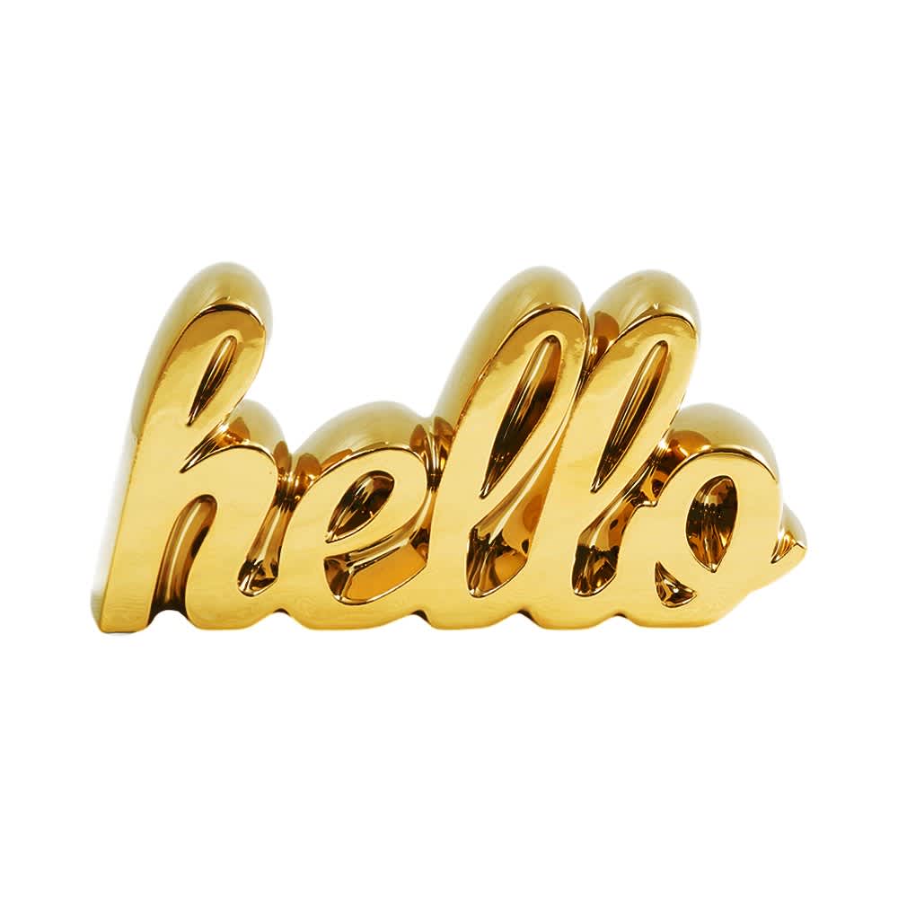 Jual Informa Miniatur Dekorasi Hello Gold Terbaik | Informa