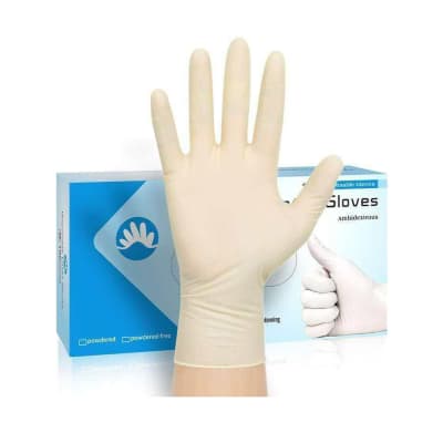 Jual Galena Set 100 Pcs Sarung Tangan Pengaman Apd Latex Disposable ...