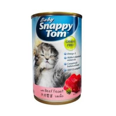 Jual Snappy Tom 150 Gr Makanan Kucing Basah Baby Beef Feast Terbaru ...
