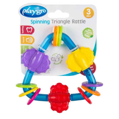 Jual Playgro Mainan Spinning Triangle Rattle 124339 Terbaru | Ruparupa