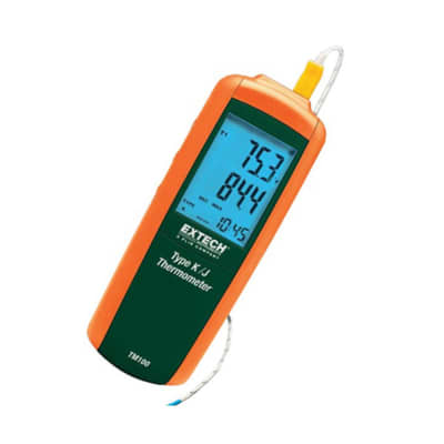Jual Extech Thermometer Type K J Single Input Tm 100 Terbaru | Ruparupa
