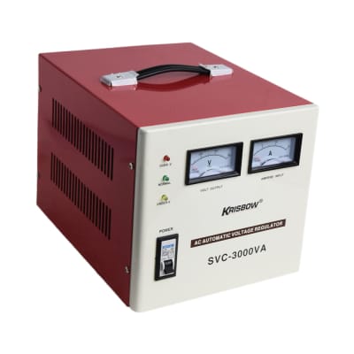 Jual Krisbow Analog Stabilizer Svc 3 Kva Merah Terbaru | Ruparupa
