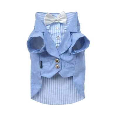 Jual Doggy Dolly Ukuran M Baju Anjing Small Tuxedo Biru Terbaru | Ruparupa