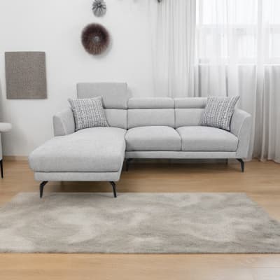 Jual Informa New Laluna Sofa Modular Sudut Fabric Kiri Abu Abu Terbaru ...