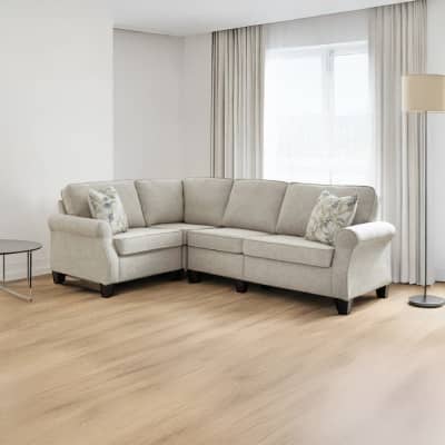 Jual Ashley Alessio Sofa Sectional Fabric Abu Abu Muda Terbaru | Ruparupa