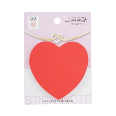 Jual Ataru Sticky Note Heart Merah Terbaru | Ruparupa