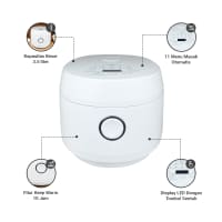 Jual Kels 1 2 Ltr Weldon Rice Cooker Multifungsi Putih Terbaru | Ruparupa