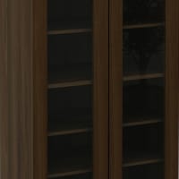 Jual Informa Paxon Kabinet 2 Pintu Kaca Cokelat Terbaru | Ruparupa